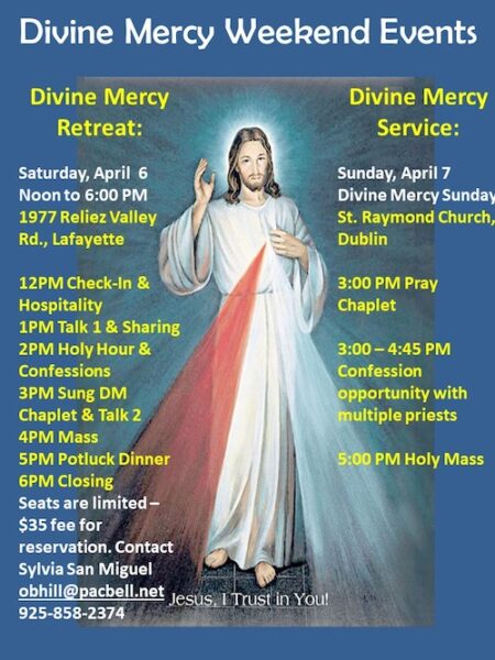 St. Raymond Catholic Church in Dublin – Divine Mercy Weekend Events ...